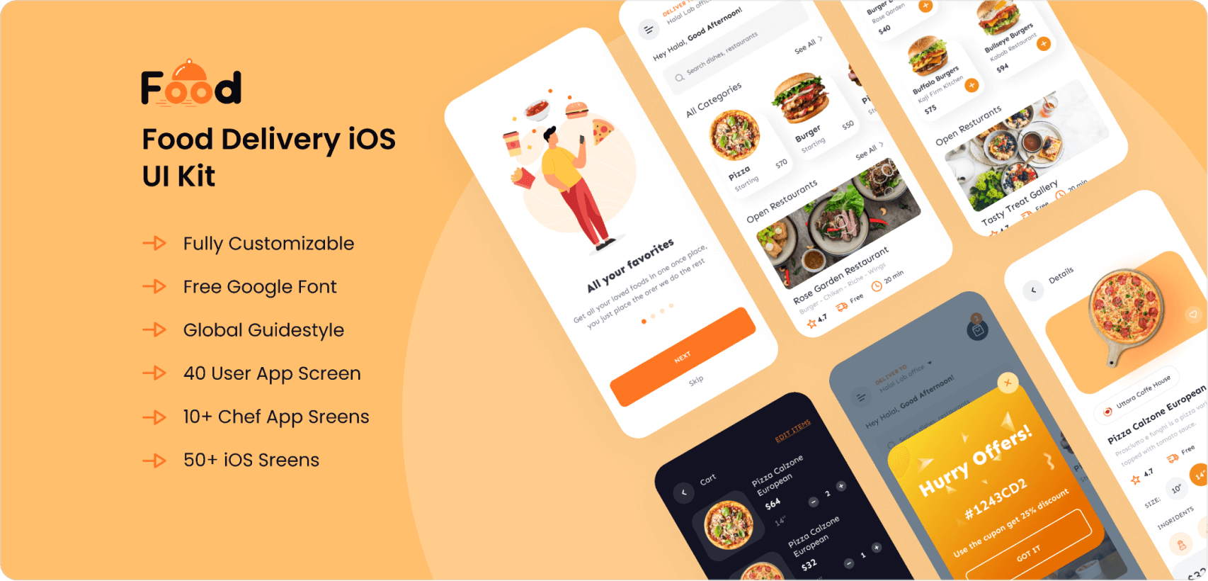 Food Delivery App UI